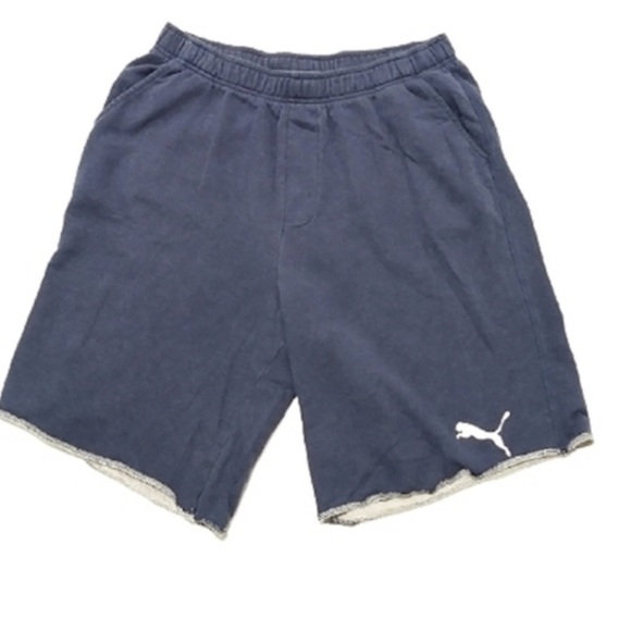 Puma | Shorts | Puma Mens Cutoff Sweat Shorts Medium Blue | Poshmark